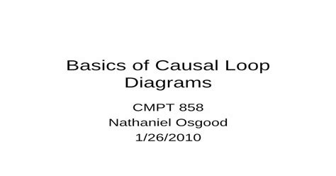 Download Pdf Basics Of Causal Loop Diagrams University Of