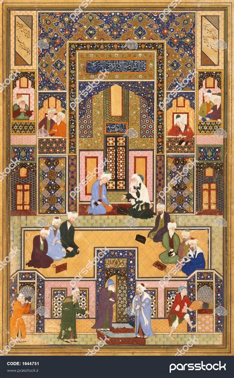 نقاشی عشق و جوانی گلستان سعدی 1644751