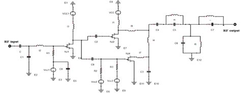Optimized Power Amplifier Schematic 15 Download Scientific Diagram