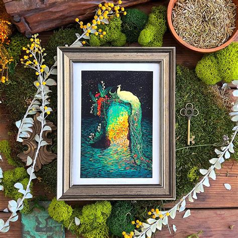 The Peacock Cosma Visions Oracle Prisma Visions