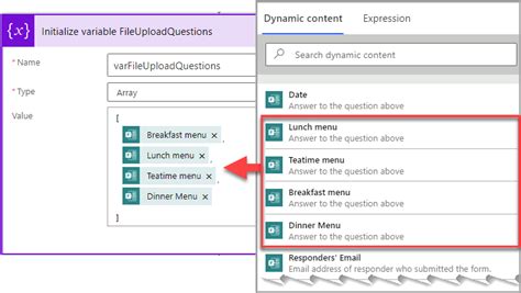 Send Microsoft Forms File Uploads From Multiple Questions To An