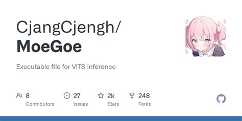 GitHub CjangCjengh MoeGoe Executable File For VITS Inference