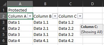VB NET Enable AutoFilter In Protected Excel Stack Overflow