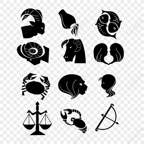 별자리 일러스트 소재 전갈자리 쌍둥이좌리 삽화 Png 일러스트 무료 다운로드 Lovepik