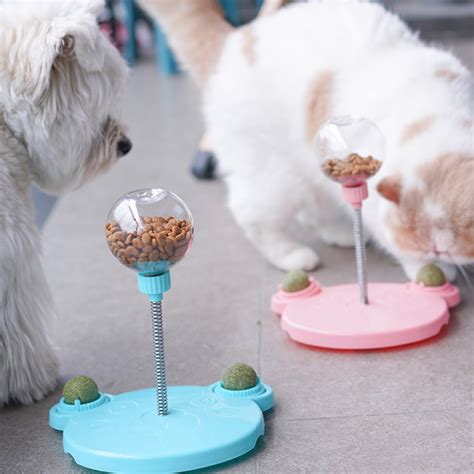Cat Treats Leaking Dispenser Toys Catnip Glampawstore