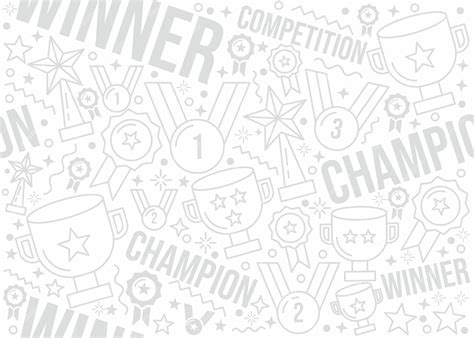 Premium Vector Winner Background Or Pattern Design