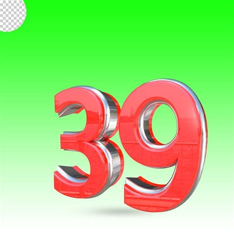 Premium PSD Number 39