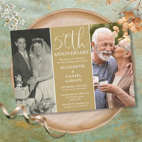 50th Wedding Anniversary Invitations Artofit