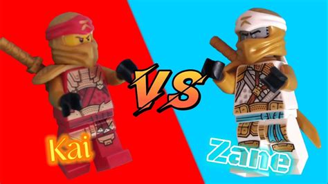 Kai VS Zane Lego Ninjago Stop Motion YouTube