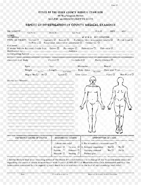 Autopsy Report Template Artofit