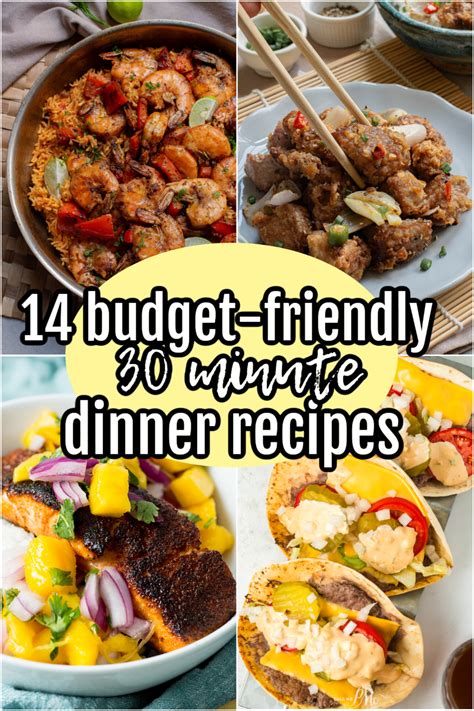 Quick And Delicious 30 Minute Dinner Recipes