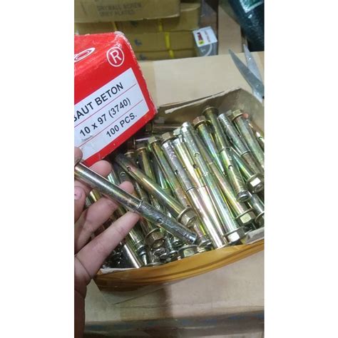 Jual Baut Dynabolt Baut Beton 10 X97 10pcs Shopee Indonesia