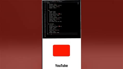 Youtube Logo Html Css Html Css Webdesign Youtube Shorts Youtube
