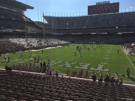 Kyle Field Zone Club Seating Chart A Visual Reference Of Charts Chart Master
