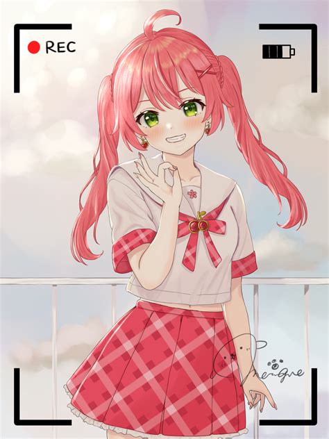 Sakura Miko Channel Image By Wata Meringue Zerochan Anime Image Board