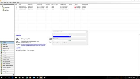 2018 Task Scheduler Wont Support Vault Project Autodesk Community