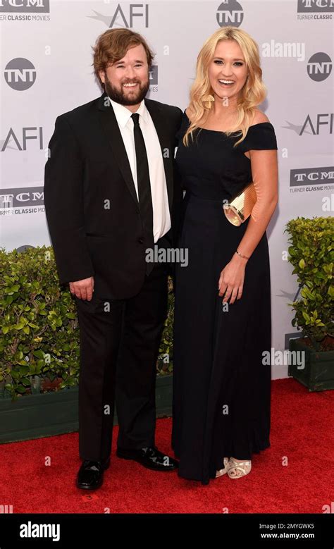 Actor Haley Joel Osment And His Sister Emily Osment Pose Together At