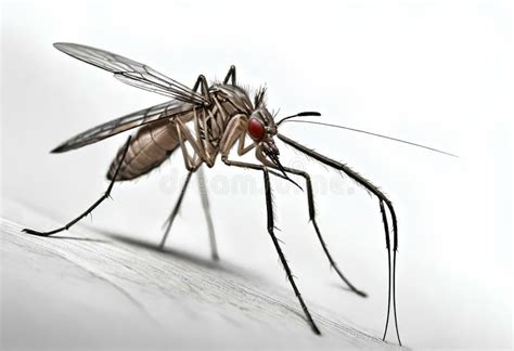 Illustration Of A Mosquito In Hyperfocus Stock Image Image Of