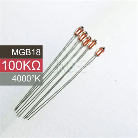 100k 4000 5% Mgb18 Glass Sealed Ntc Thermistors Mf51 1.8mm For ...