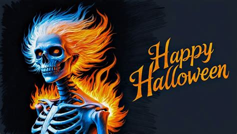 Download Ai Generated Halloween Skeleton Royalty Free Stock