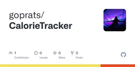 GitHub Goprats CalorieTracker