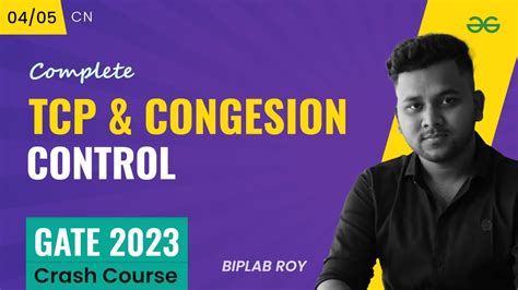 Tcp And Congestion Control Computer Networks Gate 2023 Crash Course Youtube