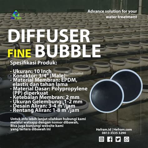 Fine Bubble Diffuser Harga Murah Di Bogor Tribun Jualbeli