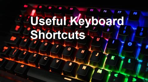 میانبرهای صفحه کلید در ویندوز تِک یاران