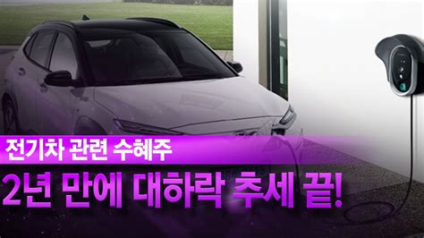 풀영상 전기차 관련 수혜주 2년 만에 대하락 추세 끝 2940원 손실권인 대주주 Youtube