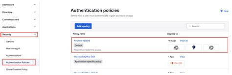 Verifying Authentication Policy After Okta Identity Engine Upgrade