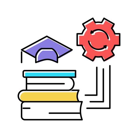 Education Optimize Color Icon Vector Illustration 19590629 Vector Art At Vecteezy