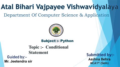 Python Conditional Statementpptx