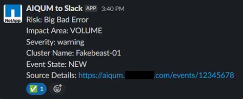 Active Iq To Slack Integration Rnetapp