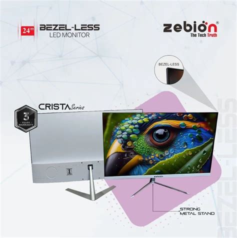 22 Inch 1920 X 1080 Zebion Bezel Less Led Monitor Va At ₹ 6250 In Mumbai