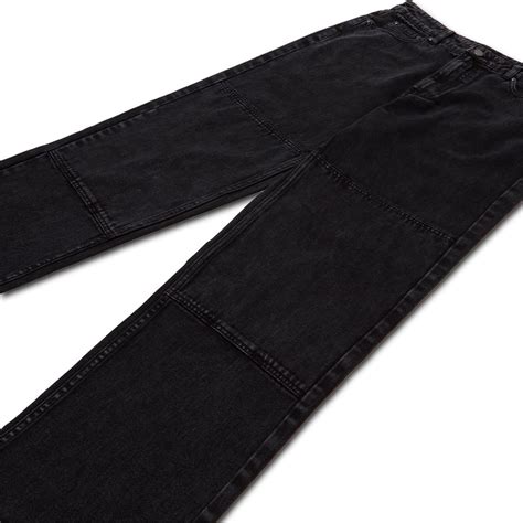 Ccs Double Knee Original Relaxed Denim Jeans Acid Black
