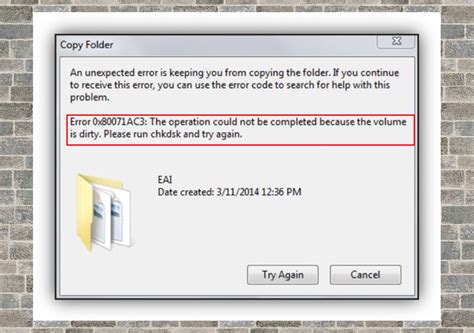 2025 Fixes The Operation Could Not Be Completed Because The Volume Is