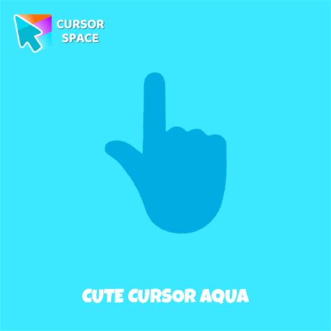 Custom Cursor Cute Cursor Aqua Cursor Space