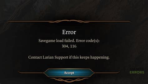 Baldurs Gate 3 Error Code 304 116 3 Quick Ways To Fix It