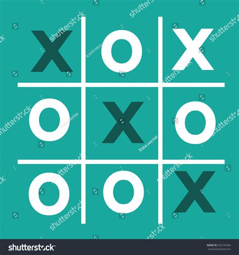 Tic Tac Toe Cross Images Stock Photos Vectors Shutterstock
