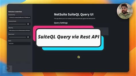 Query Netsuite Data With Suiteql Using An Open Source Web Application Youtube