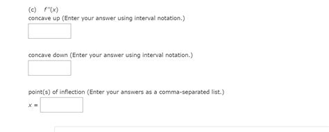 Solved A Graph Is Given Tell Where F X Is Concave Up Chegg