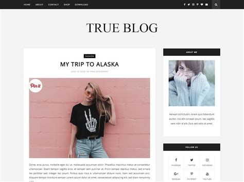 20 Best Free Blog Html Website Templates 2019 For Blogging Website