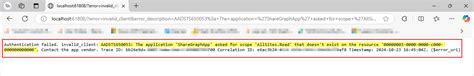Azure Sharepoint Api Not Exposed When Using Graphapi Token Msal