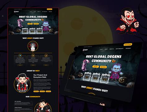 Rekt Coin Tailwind Css And Bootstrap Website Template By Allclonescript