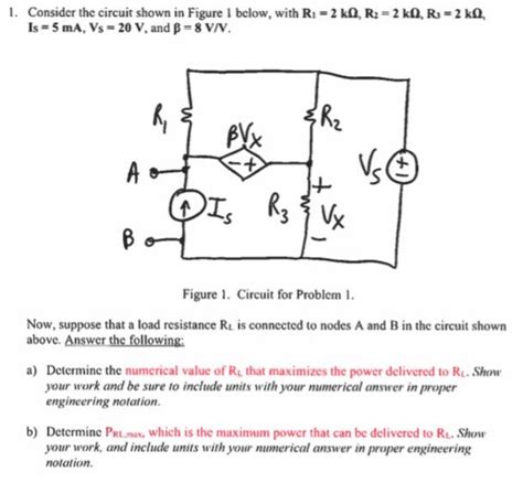 Solved Consider The Circuit Shown In Figure I Below With Chegg