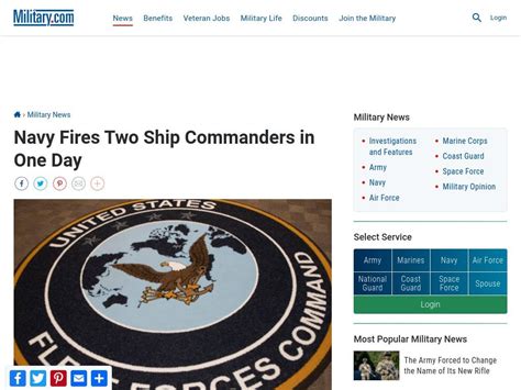 Combat Unready The Navy Has Fired Two Commanding Officers In One Day