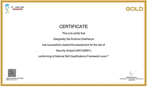 Gangisetty Sai Krishna Chaithanya On Linkedin Securityanalyst