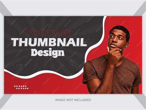 Premium Vector Youtube Thumbnail Design Template