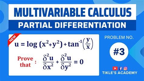 Multivariable Calculus Partial Differentiation Solved Problem 3