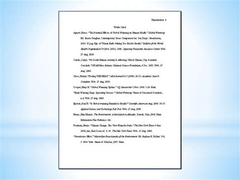 In Text Citations MLA Works Cited Ppt Download